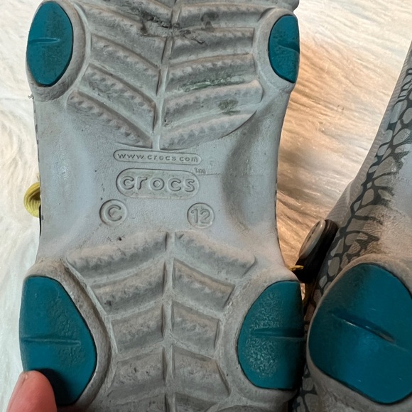 Jurassic World | Shoes | Dinosaur Blue Crocs Boys Size 2 | Poshmark